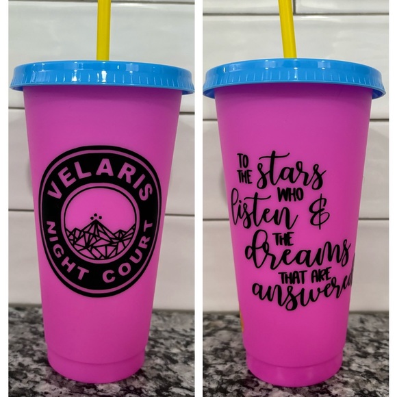 Hand Crafted | Dining | New Acotar Velaris Night Court Cold Cup | Poshmark
